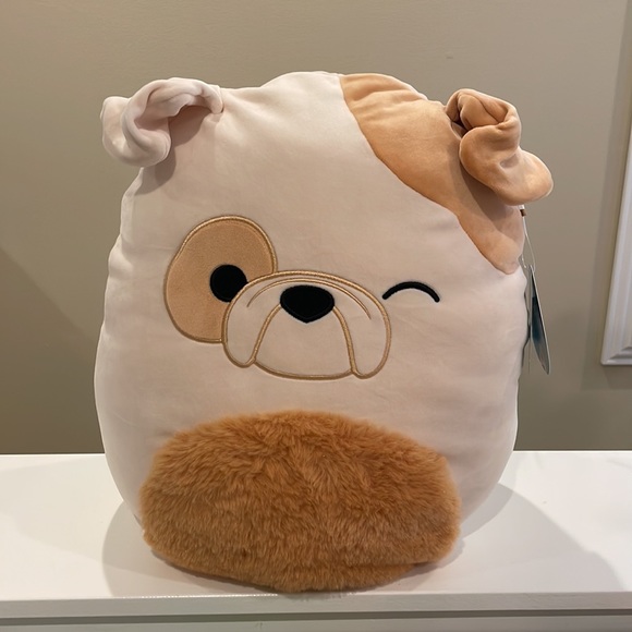 Squishmallows | Other | Nwt 4 Brock The Bulldog Dog Squishmallow | Poshmark